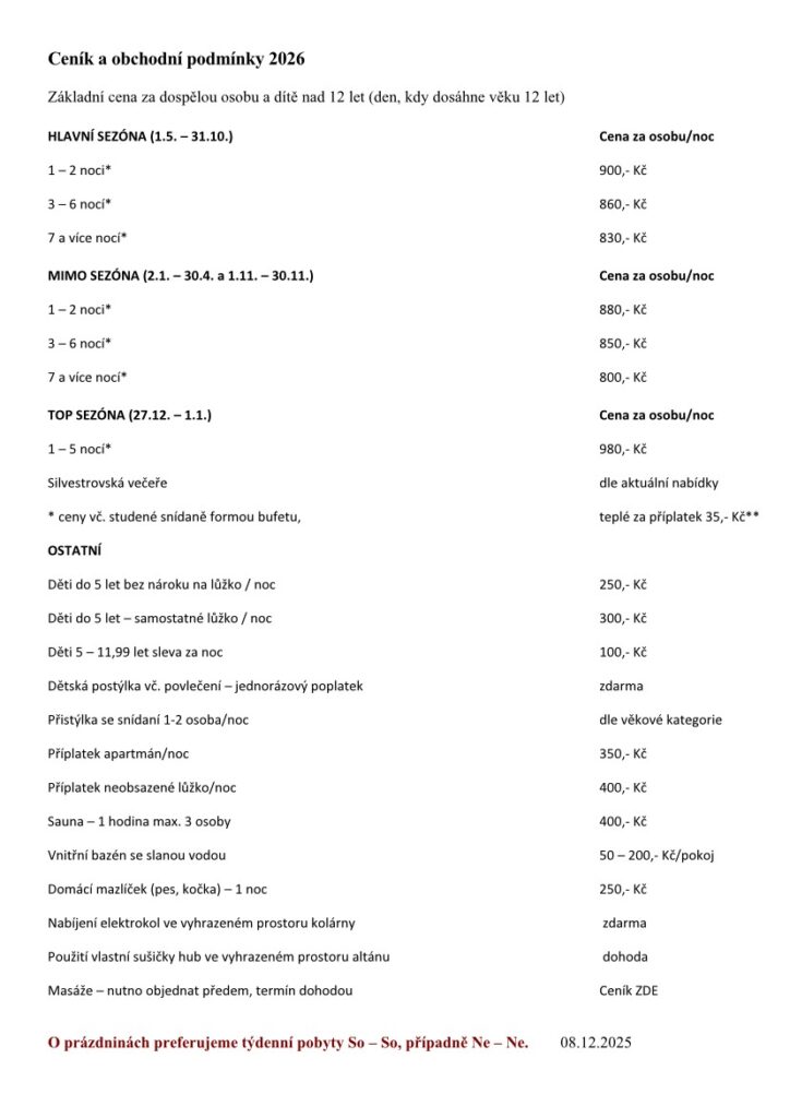 Aktuality - Penzion St. Leonhard